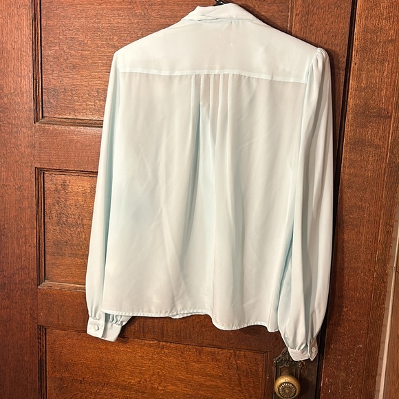 Lady Manhattan | Tops | Vintage 7s Lady Manhattan Pleated Button Down ...